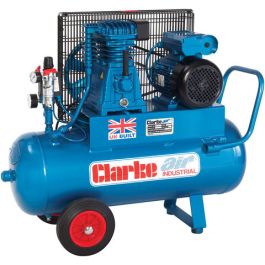 Clarke XEP15/50(OL) 14cfm 50Litre 3HP Portable Industrial Air ...