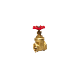 Fit & Flow Gate Valve Female 1" BSP - Brass - Pump Sales Direct