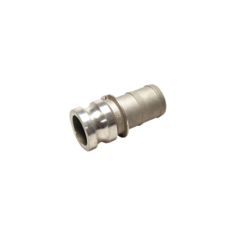 Fit & Flow Cam Adaptor C/W Hose Tail 50mm - Part E - Alloy - Pump Sales ...