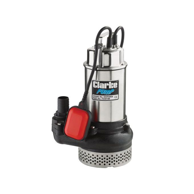 Clarke DWP 200A Submersible Pump - 230v - Pump Sales Direct